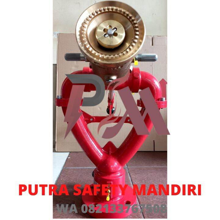 FIRE MONITOR LOVE FLANGE 2,5 INCH PROTEK TYPE 636 WATER CANNON BRASS ...