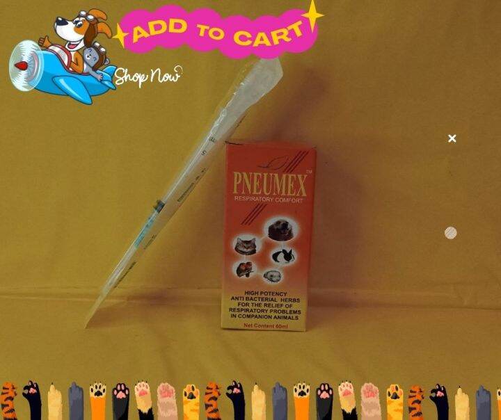 PNEUMEX Respiratory Comfort 60ml with 1 FREE 3ml SYRINGE | Lazada PH