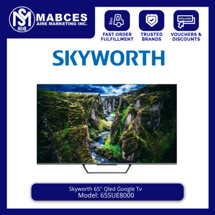 Skyworth 65'' Qled Google Tv 65SUE8000 | Lazada PH