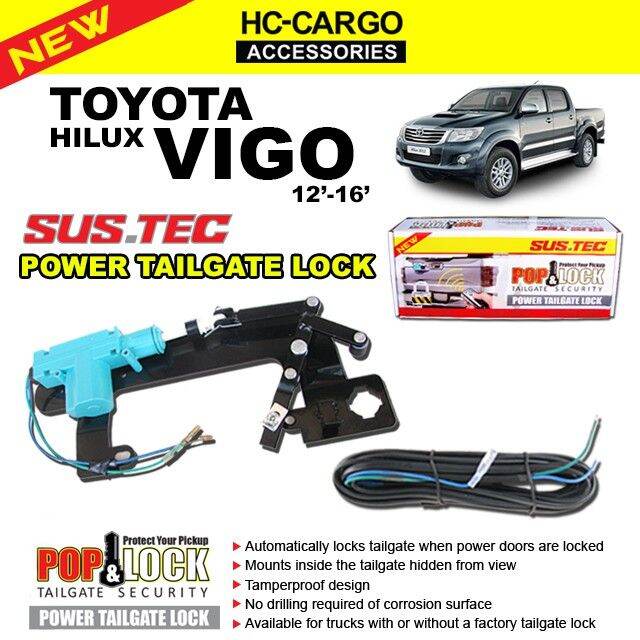Toyota Hilux Vigo 2012 - 2016 Power lgate Lock POP &LOCK L GATE ...