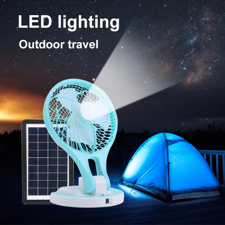 Mini Solar Electric Fan Desktop Electric Fan Outdoor Fan Portable ...