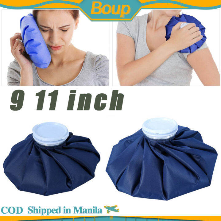 9inch 11inch Reusable Ice Bags Hot Water Bag Leg Injury Pain Relief Ice ...