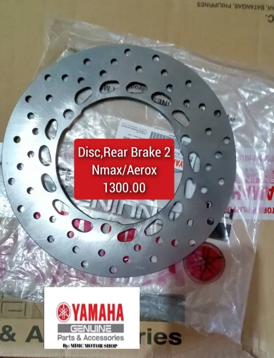 DISC,REAR BREAK 2 AEROX /NMAX V1,V2 YAMAYA GENUINE PARTS | Lazada PH