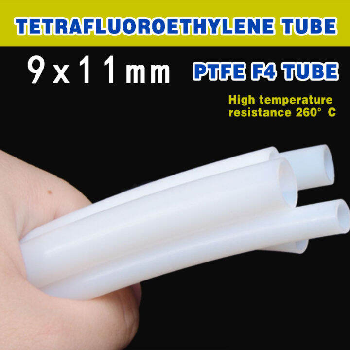(5Meters) Teflon pipe 9x11mm milky white F4 pipe PTFE pipe corrosion ...