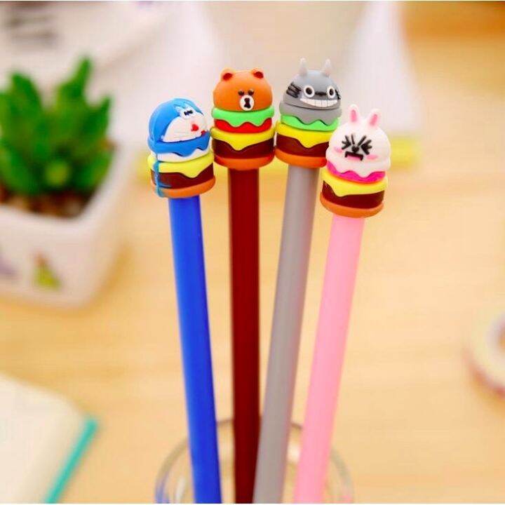 PULPEN HAMBURGER CARTOON - BALLPOINT BOLPEN PENA LUCU KARTUN KARAKTER ...