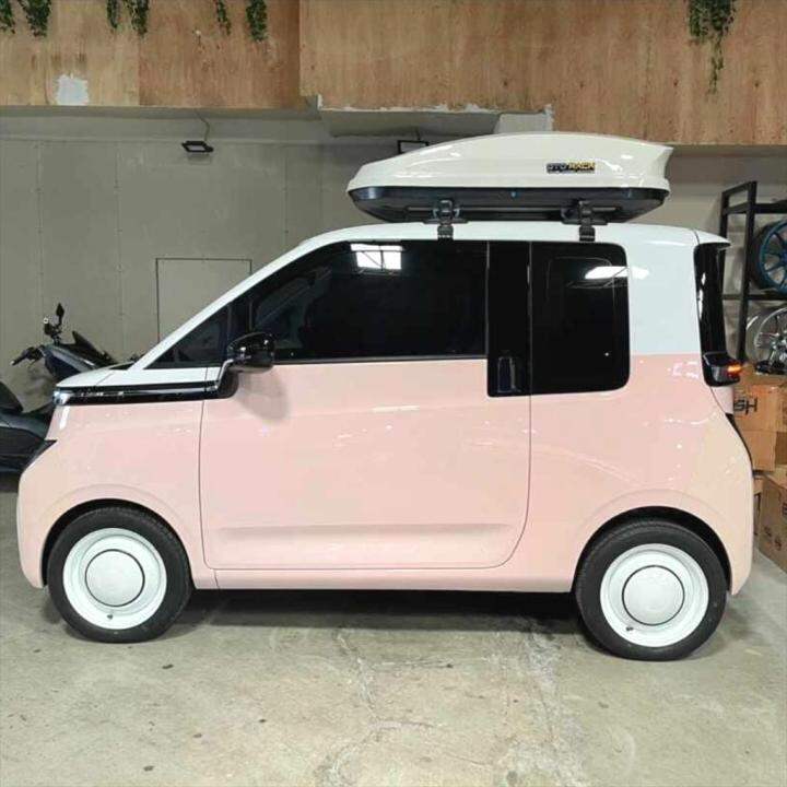Paket Roof Box plus Crossbar Wuling Air EV Roofbox Cross Bar Otorack ...
