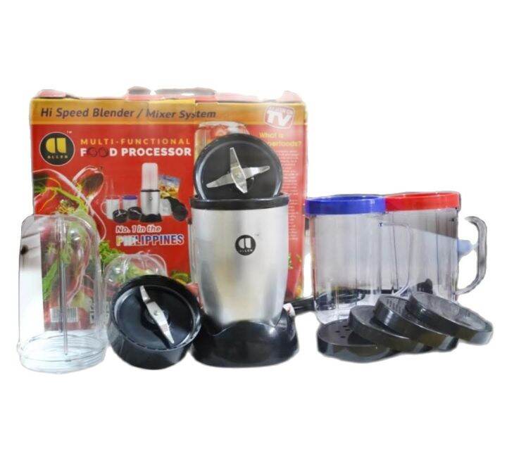 Allen Food Processor HI-Speed Blender Mixer Juicer System with Pitcher ...
