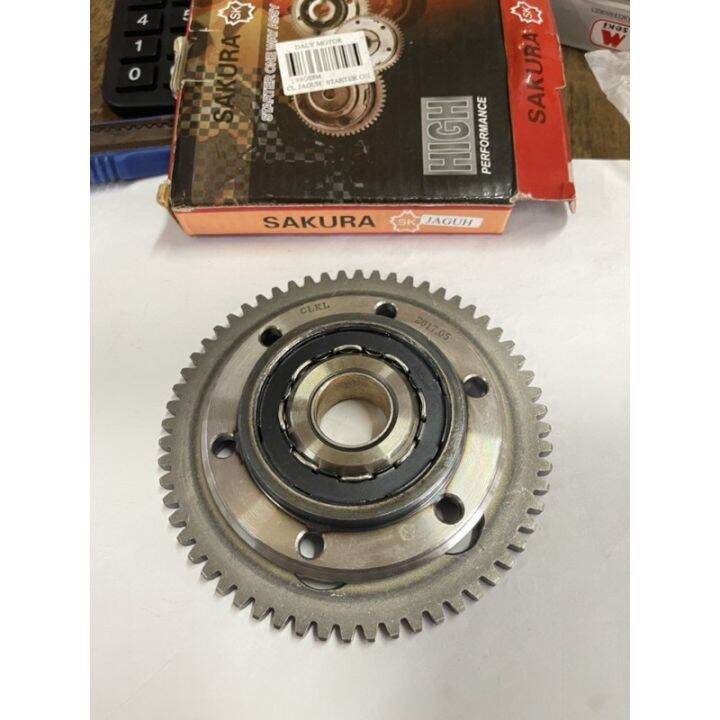 modenas jaguh 175 STARTER ONE WAY GEAR SET starter magnet one way ...
