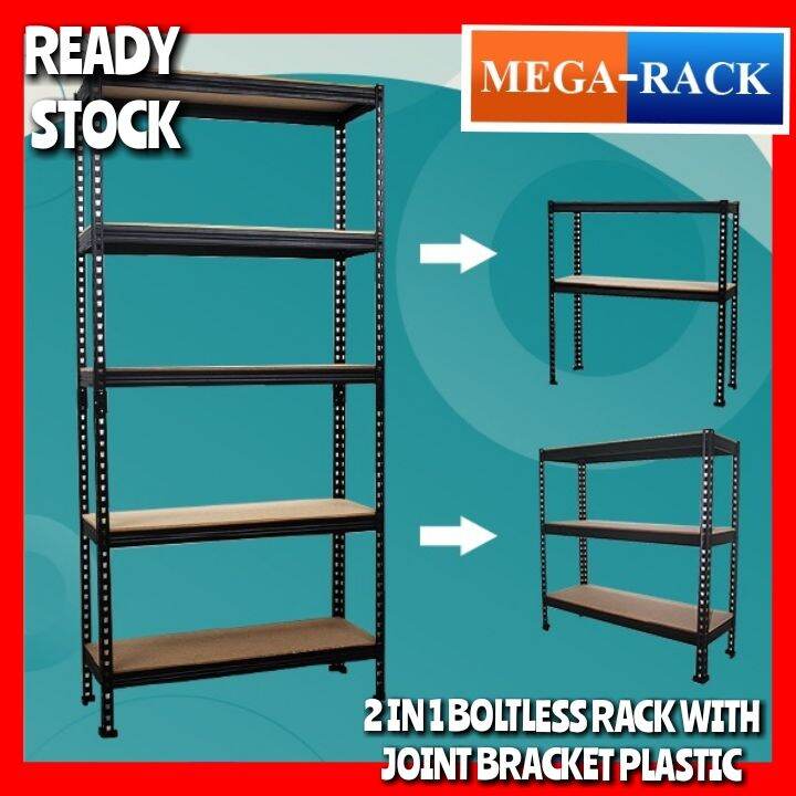 💥5 Tier Rack💥 BOLTLESS RACK 40cm x 90cm x 180cm c/w 5 levels of ...