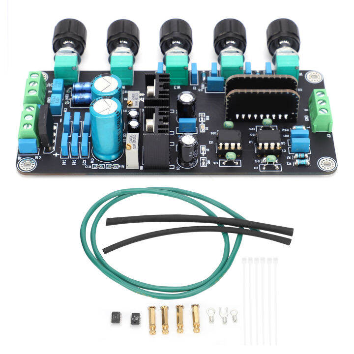 Volume Control Module Low Noise Volume Bass Treble Control Board Stereo Preamp Tone Board 2604 ...