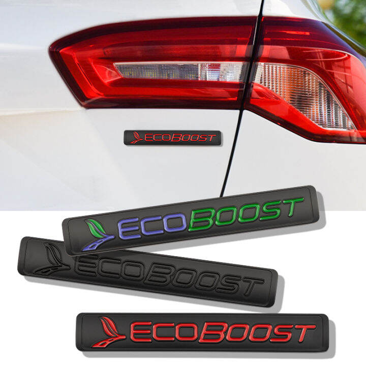 3D Car Styling Ecoboost Logo Sticker Emblem Badge Decal for Ford Focus ...