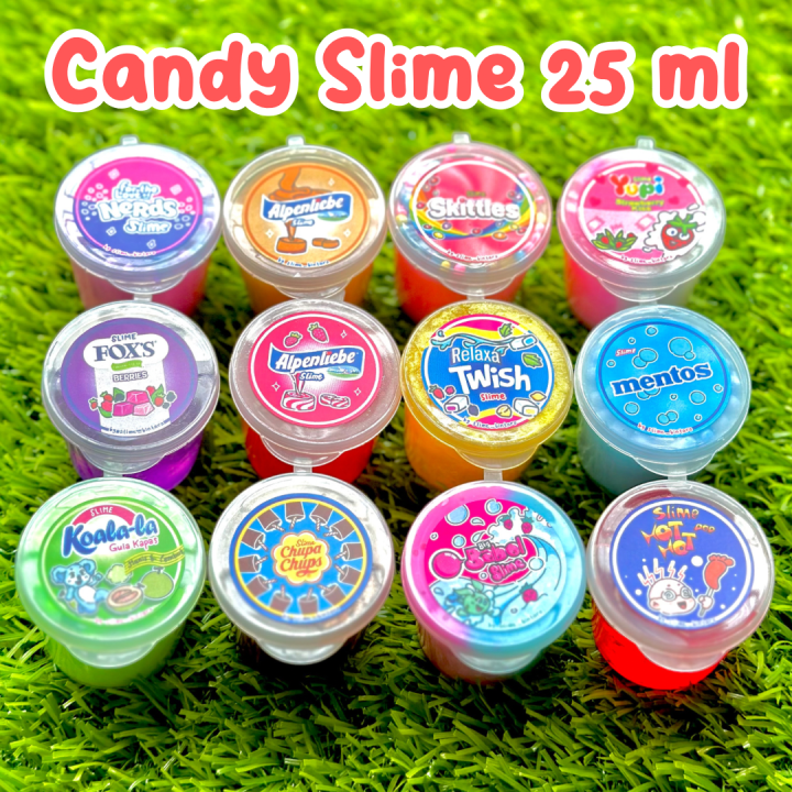 CANDY SLIME 25 ML TERMURAH || SLIME KUALITAS TERBAIK || SLIME MINI ...