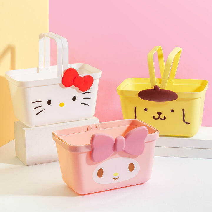 MINISO Sanrio Characters Hand Basket Simple Clothing and Sundries Snack ...