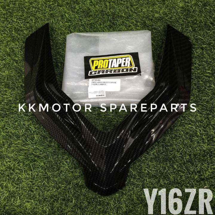 💛 PROTAPER YAMAHA Y16ZR Y16 HORN LOWER COVER (BIG) FRONT COVER ( CARBON ...