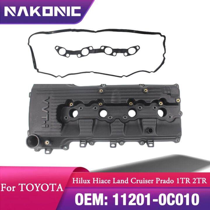 Engine Valve Cover 112010C010 And Gasket For Toyota Innova Hiace Hilux ...