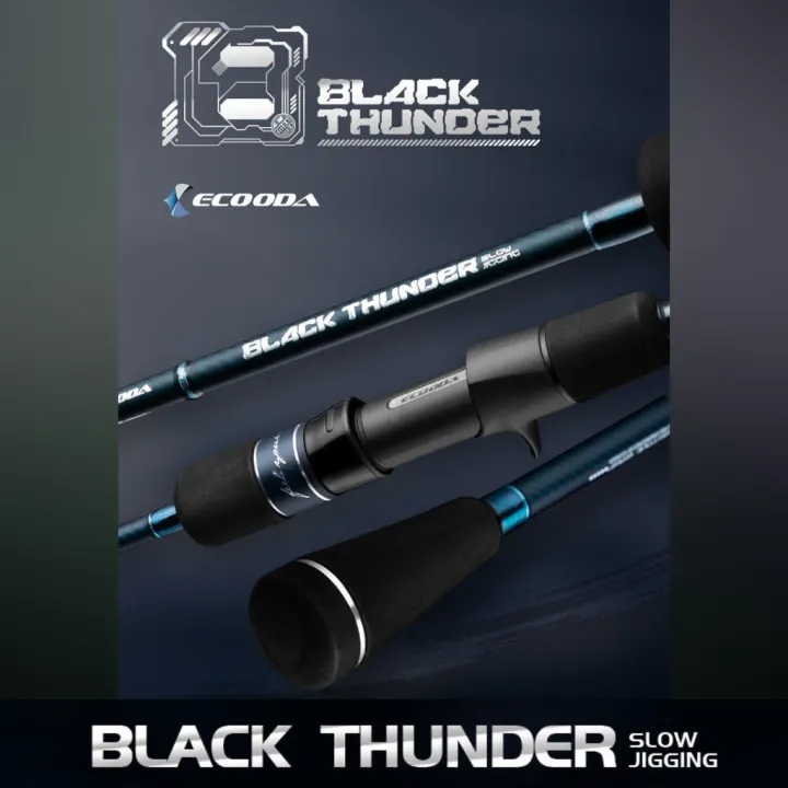 Ecooda Black Thunder Slow Pitch Jigging EBTSJ S632M Spinning / C632M ...