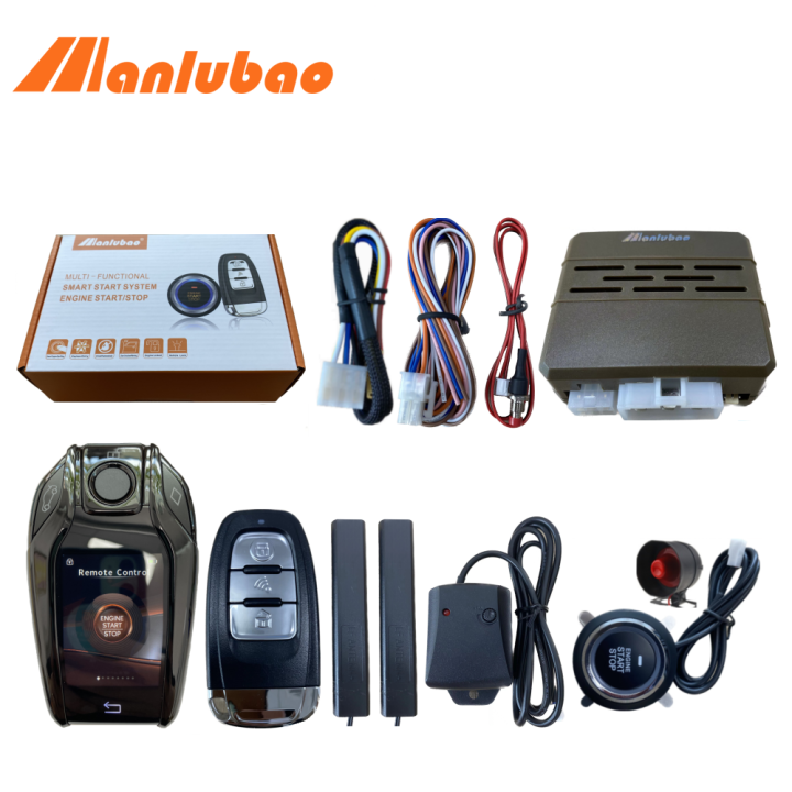 Manlubao E-A【With siren】Car Liquid LCD Key 12V Car Anti-theft System ... Manlubao E-A【With siren】Car Liquid LCD Key 12V Car Anti-theft System ...