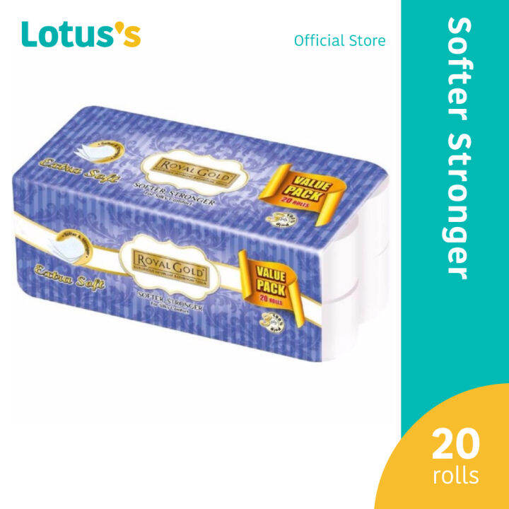 Royal Gold Luxurious Interleaf Bathroom Tissue 240 Sheets x 20 Rolls ...