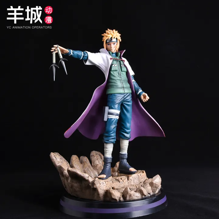 Two yuan for naruto anime hand wave feng shui statue GK series behind ...