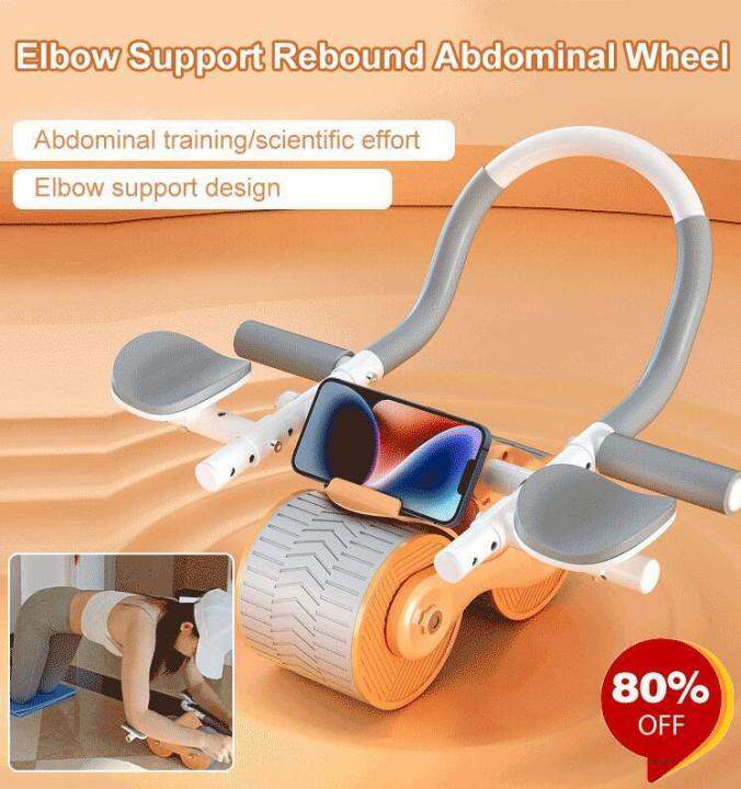 songni Elbow Support Rebound Abdominal Wheel Widening Double Wheel ...