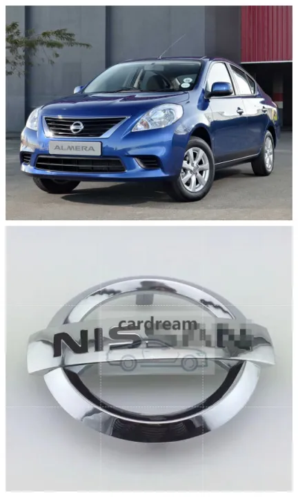Nissan Front and rear Grille Logo Emblem nissan Almera N17 2011 2012 ...