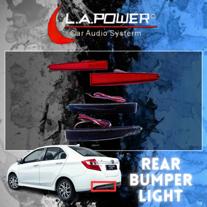 PERODUA BEZZA 2016-2020 REAR BUMPER REFLECTOR LIGHT LED | Lazada