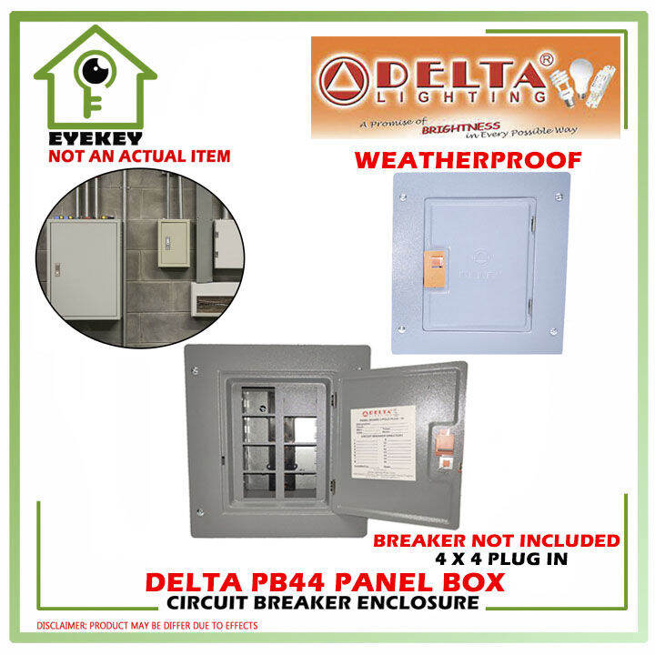 Delta Panel Box Plug-In Circuit Breaker Enclosure Branches 6 PB66 ...