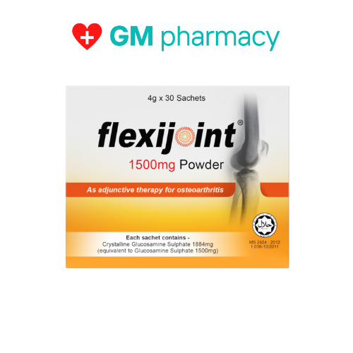 Flexijoint Glucosamine Powder 1500mg 4g x 30 Sachet | Lazada