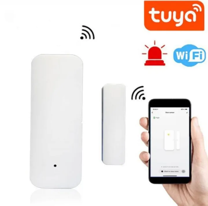 Tuya WIFI Door Sensors Alarms Contact Wireless Door Window Magnet Entry ...