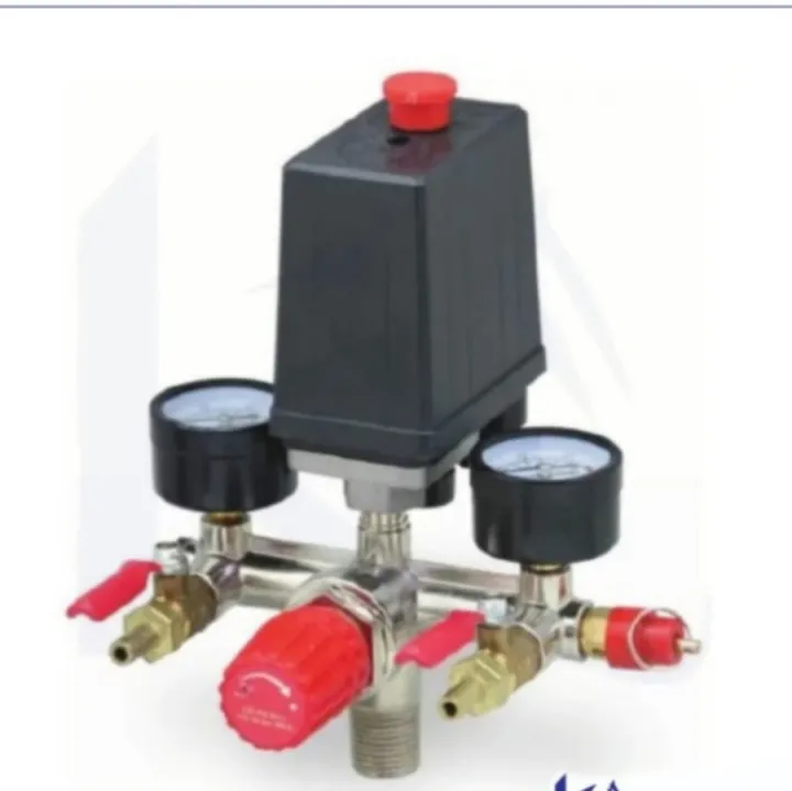 Otomatis Kompresor Set .Kran & Safety Valve & Regulator & Manometer ...
