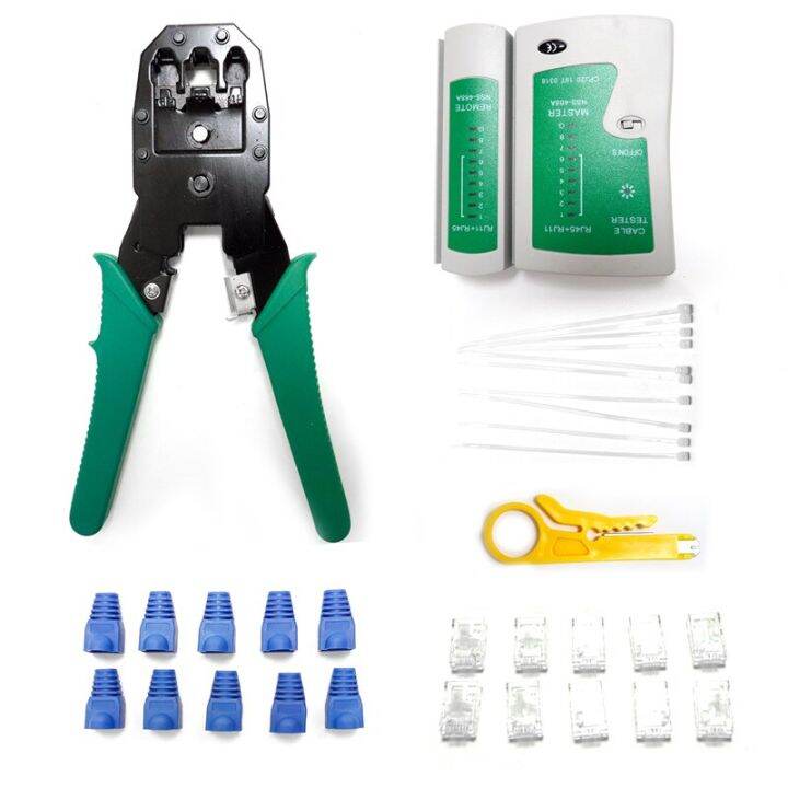 Stripping Crimping Pliers Network Cable Clamp Pliers +Professional ...