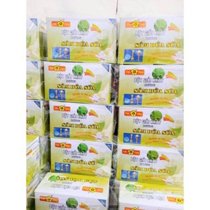 combo 4 hộp bột giải khát sâm dứa sữa sản phẩm chất lượng nước uống giải khát, giảm nhiệt, thanh ...