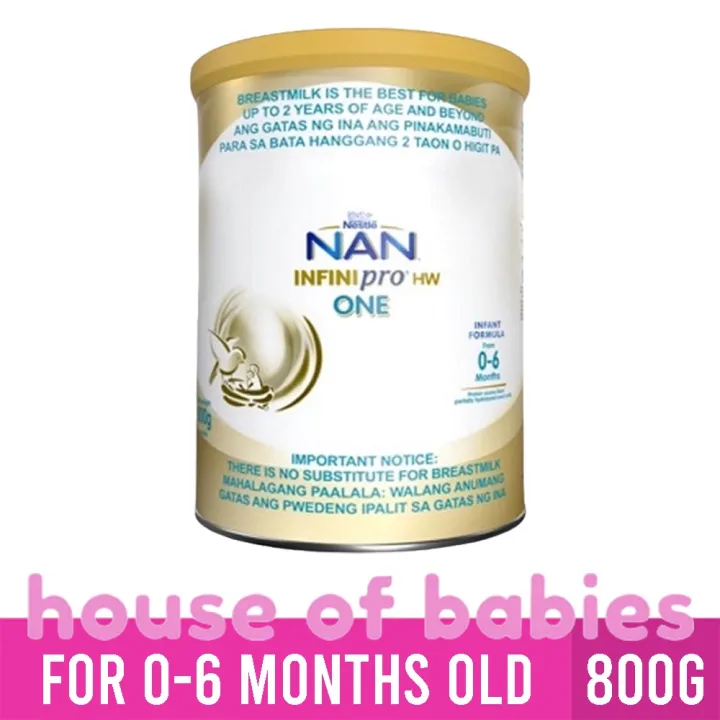 NAN Infinipro HW One 800g 0-6 Months Old Infant Formula | Lazada PH