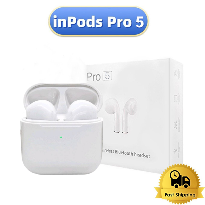 หูฟัง iphone หูฟัง type c ชุดหูฟังไร้สาย Mini Pro5 TWS ใหม่ล่าสุดหูฟังบลูทู ธ หูฟังเพลงหูฟังกัน ...