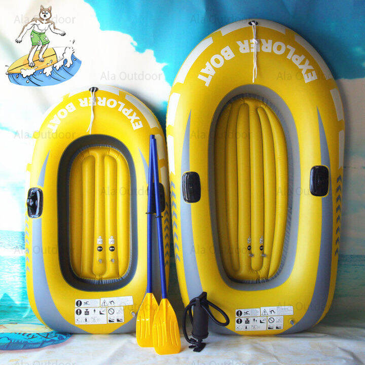 Small PVC Water Recreational Inflatable Boat Two-Person Inflatable ...