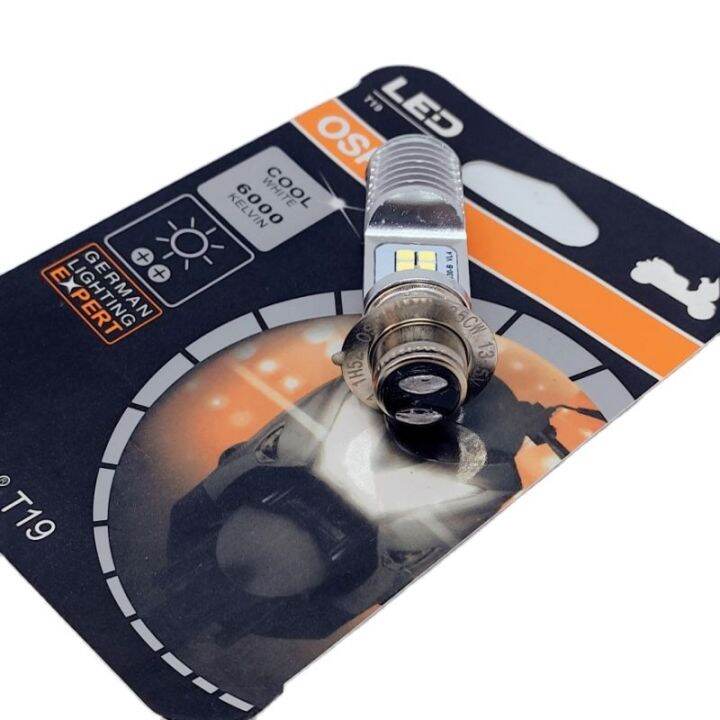 Illuminate Your Ride with Osram Cool White LED T19 Headlight Bulb – Plug and Play for Yamaha ...