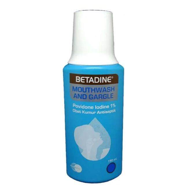 BETADINE GARGLE & MOUTHWASH 1% BOTOL 190ML | Lazada Indonesia