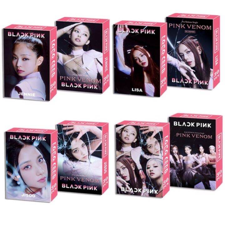 BINGTTY 30pcs/Box Blink Idol Photo Print HD Cards BLACKPINK LISA JENNIE ...