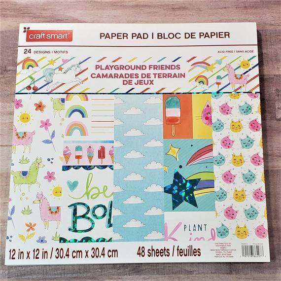Craft Smart 12x12 Paper Pad - PlayGround Friends | Lazada PH