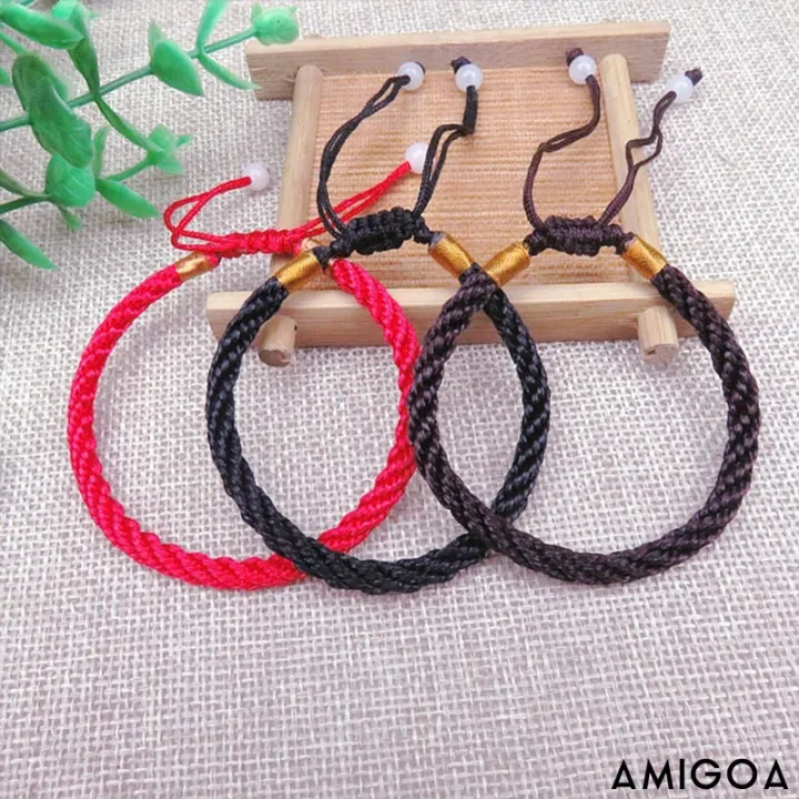 【Amigoa】ided Red String celet Couple Adjustable celet Jewelry Holiday ...