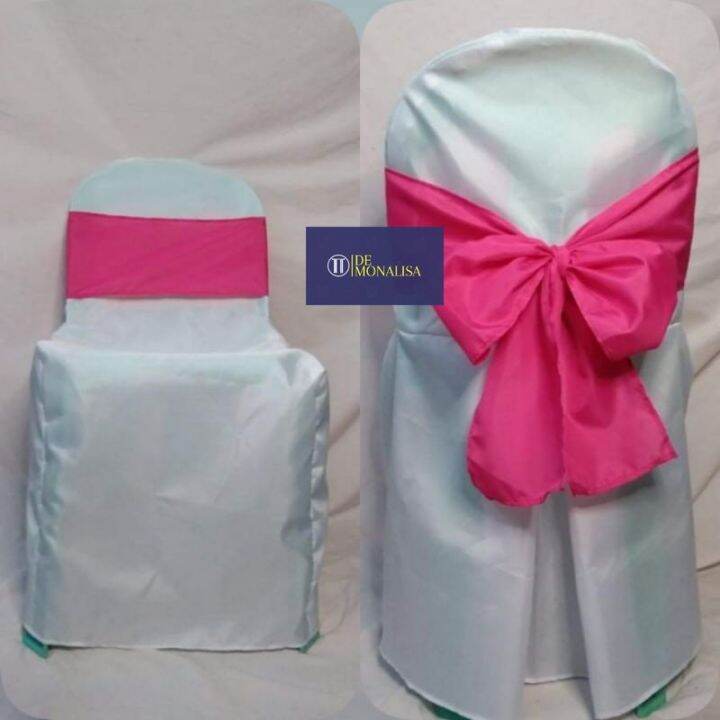 Affordable Monoblock chair Cover and Ribbon ( Geena Cover and Satin ...