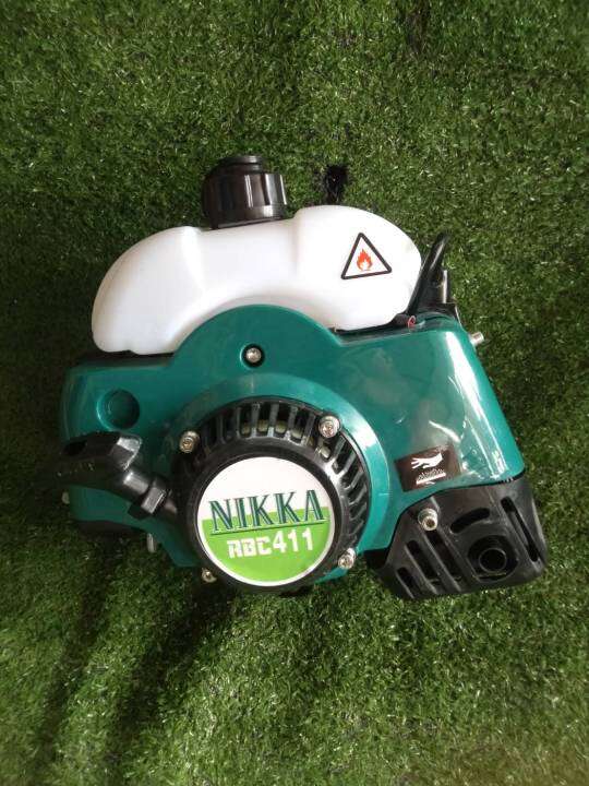หัวเครื่องตัดหญ้าRBC411 NIKKA 2 จังหวะ ใช้น้ำมันเบนซิล91 ผสมน้ำมัน2T ...