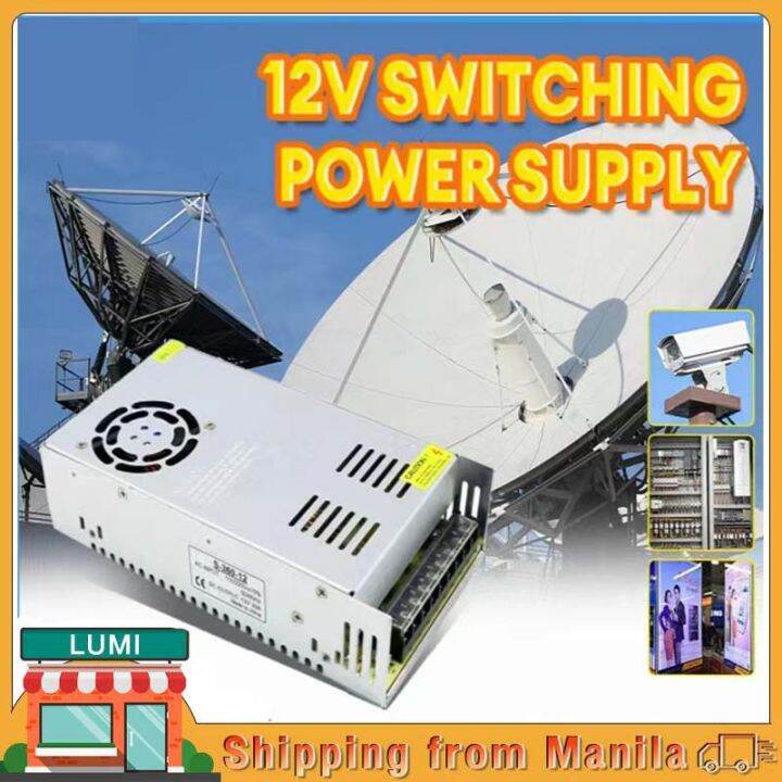 220V input DC 12V 30A output 360W Power Supply Centralize Switching ...