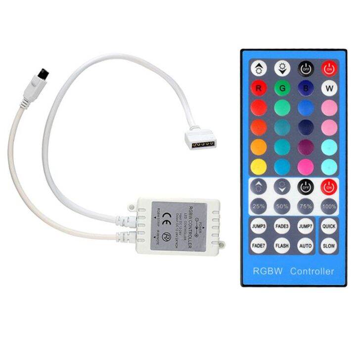 Mini Remote Controller IR/RF Dimmer for RGB LED Strip Light 40 Key RF ...