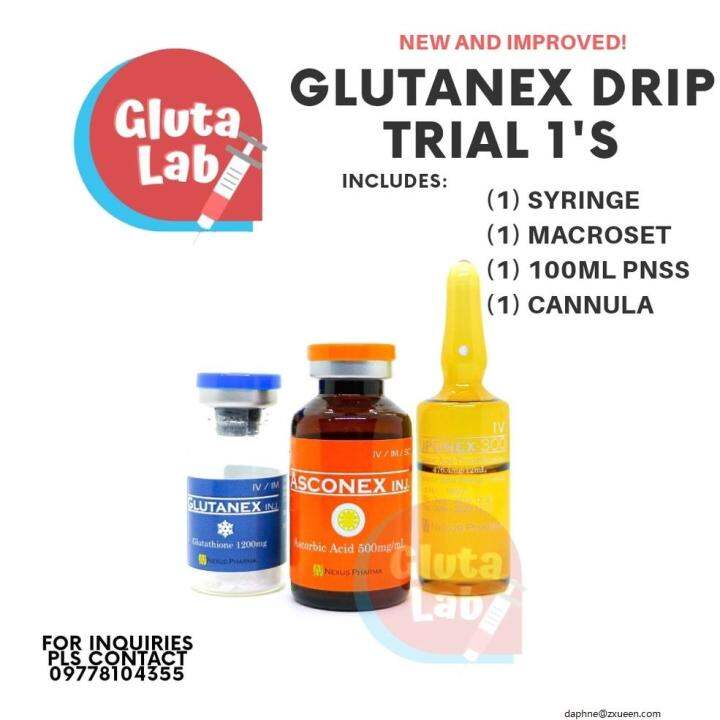 【READY STOCK】 GLUTA LAB GLUTANEX KOREAN DRIP (TRIAL SET)⚘ | Lazada PH
