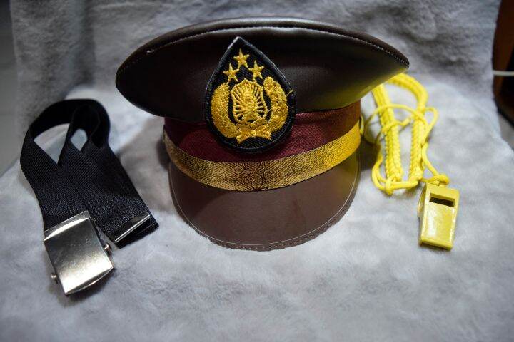 ATRIBUT SERAGAM POLISI ANAK TK PAUD/ ATRIBUT POCIL/ TOPI POCIL/ POCIL ...