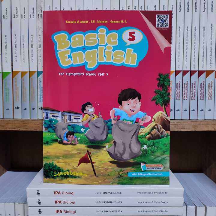 Buku Basic English Kelas 5 SD Kurikulum Merdeka Yudhistira | Lazada ...