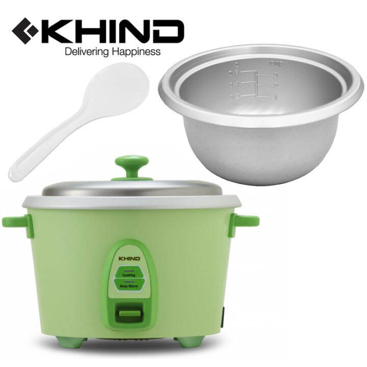 Khind 1.8L (9 Cups) RC818N Rice Cooker (Random Colour) | Lazada