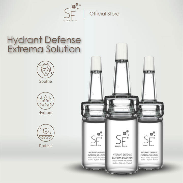 SF Beauty Skin 3 x 10ml Hydrant Defense Extrema Solution Serum Skincare ...