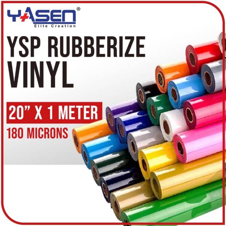 Yasen YSP Rubberize PVC Heat Transfer Cuttable Vinyl for TShirt and ...